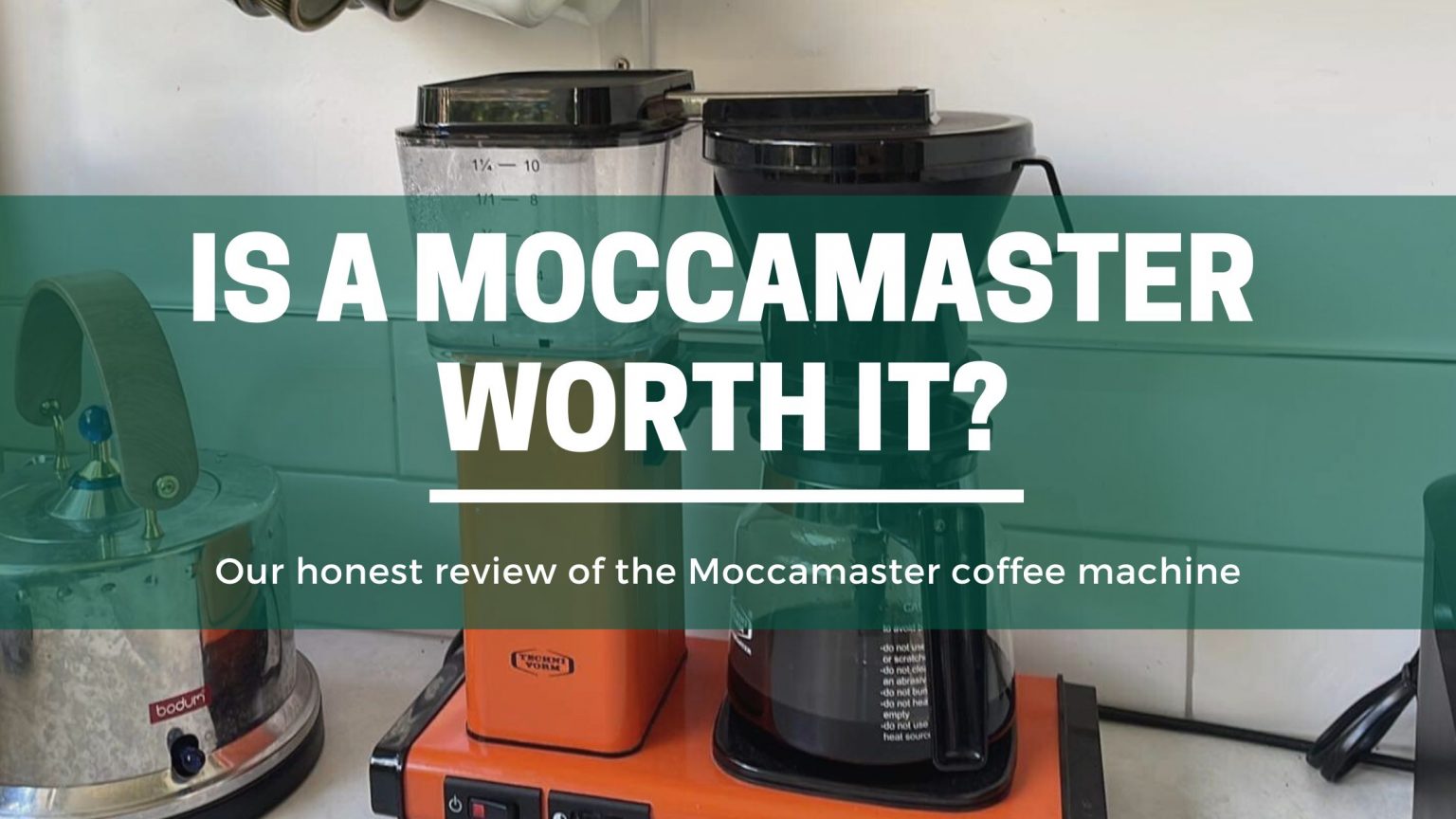 The Perfect Moccamaster Grind Size (Check This) – Green Pods USA